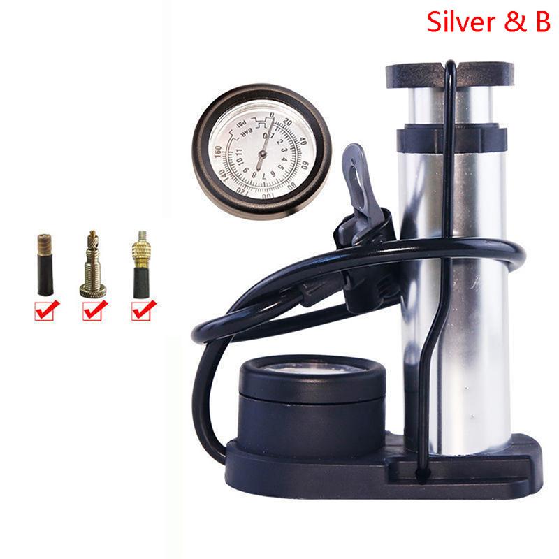 Foot Pedal Bicycle Inflator Tire Inflation Pump Pedal Pump With ...