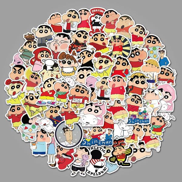 50PCS Cartoon Stickers New Crayon Shinchan Sticker for Luggage ...
