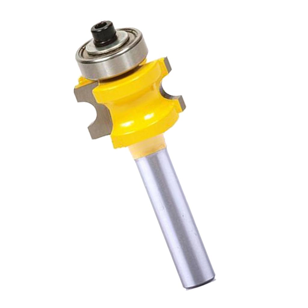 Buy 8mm Shank Bullnose Router Bit C3 Carbide Tipped Woodworking Cutter ...