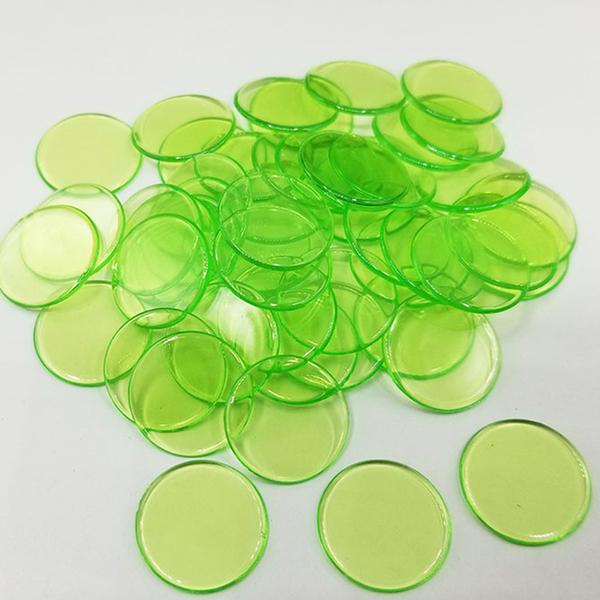 Buy 300PCS Tokens Plastic Colorful Creative Round Durable Mahjong ...