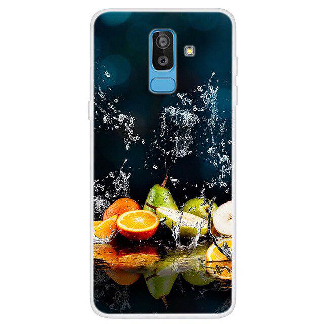 Buy For Samsung Galaxy J8 (2018) Case Cover Carton Cat Soft Case For ...