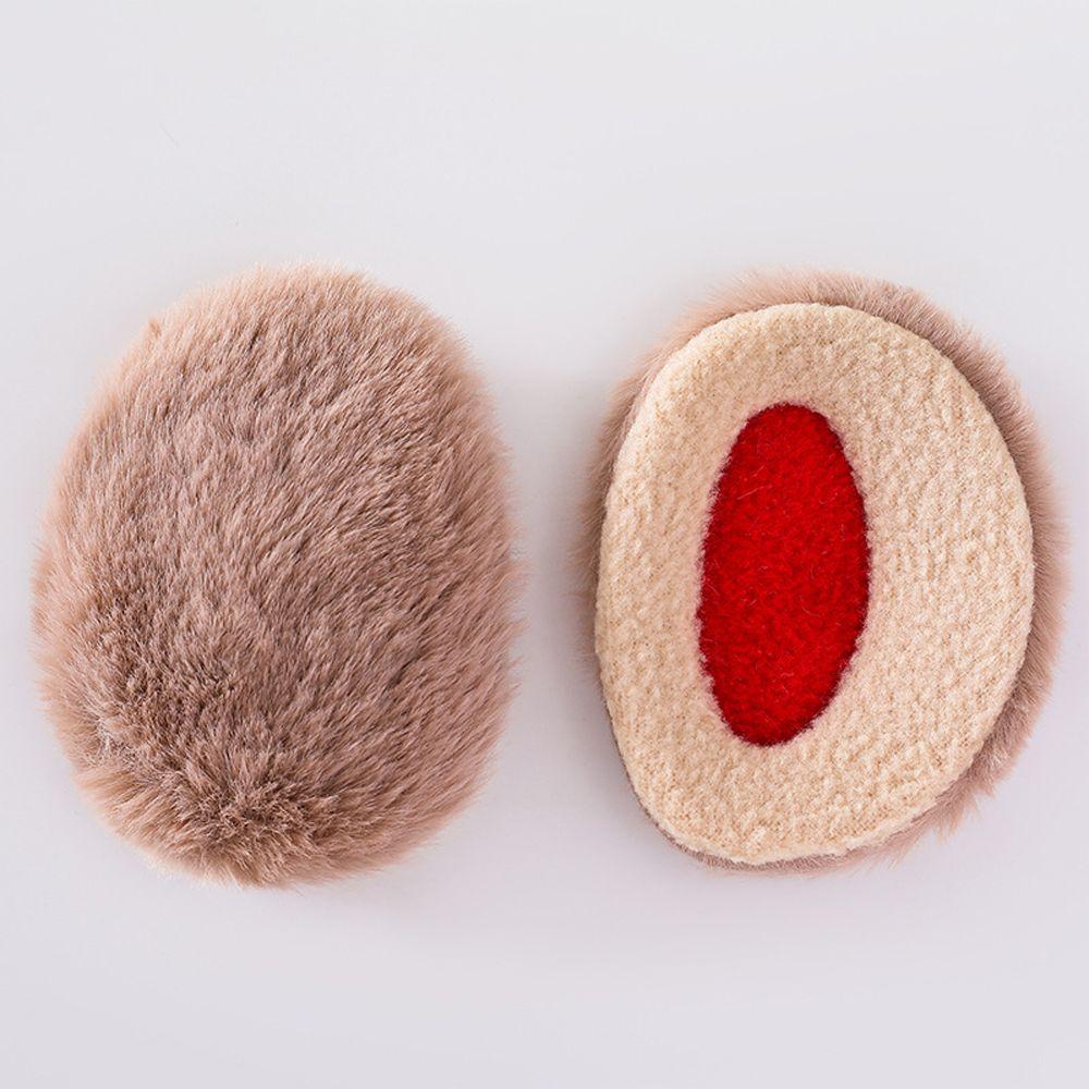 Coral Fleece Earbags Adult Wind Proof Plus Women Earmuffs Bandless Ear ...