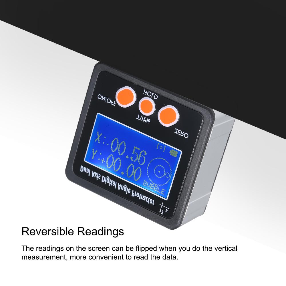 Buy Dual Axis Digital Angle Protractor with Backlight IP65 Waterproof ...
