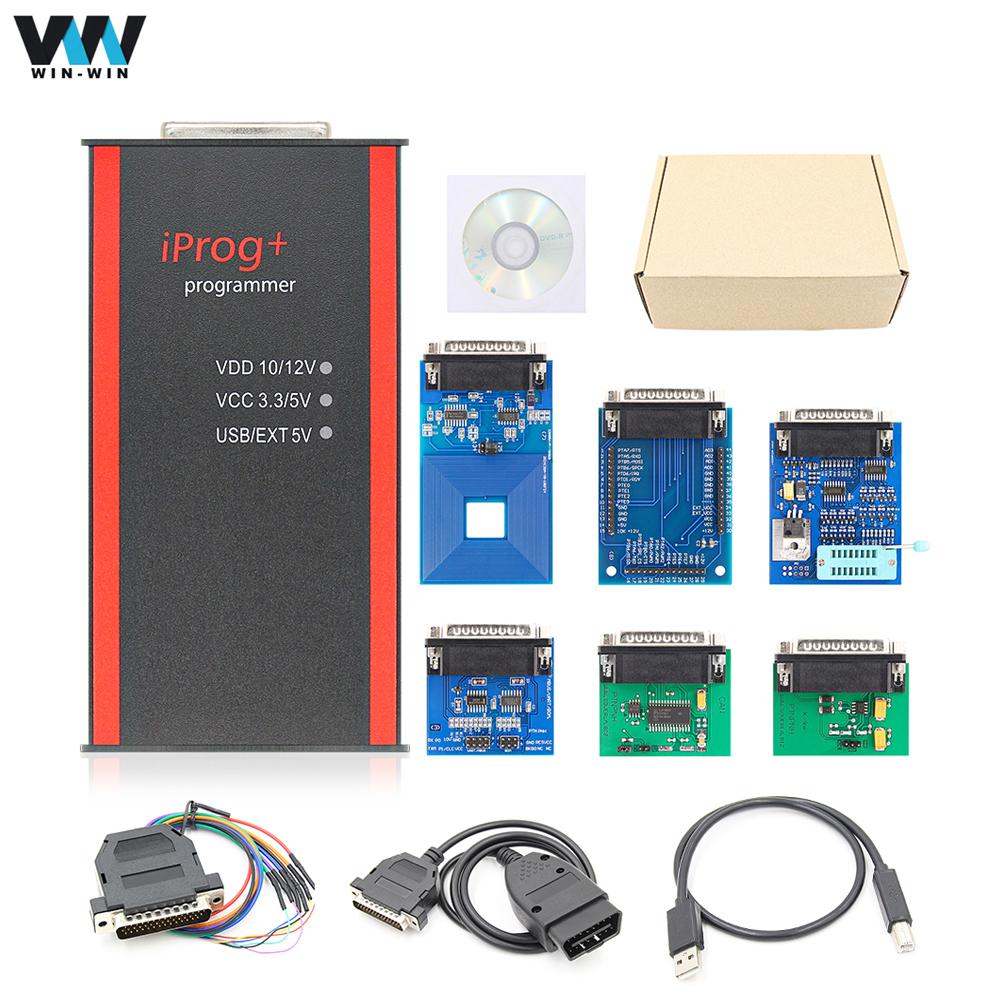 IPROG Pro V87 Tam ECU Anahtar Programcı Iprog + Araba Teşhis Aracı Destek Eeprom IMMO Iprog ...