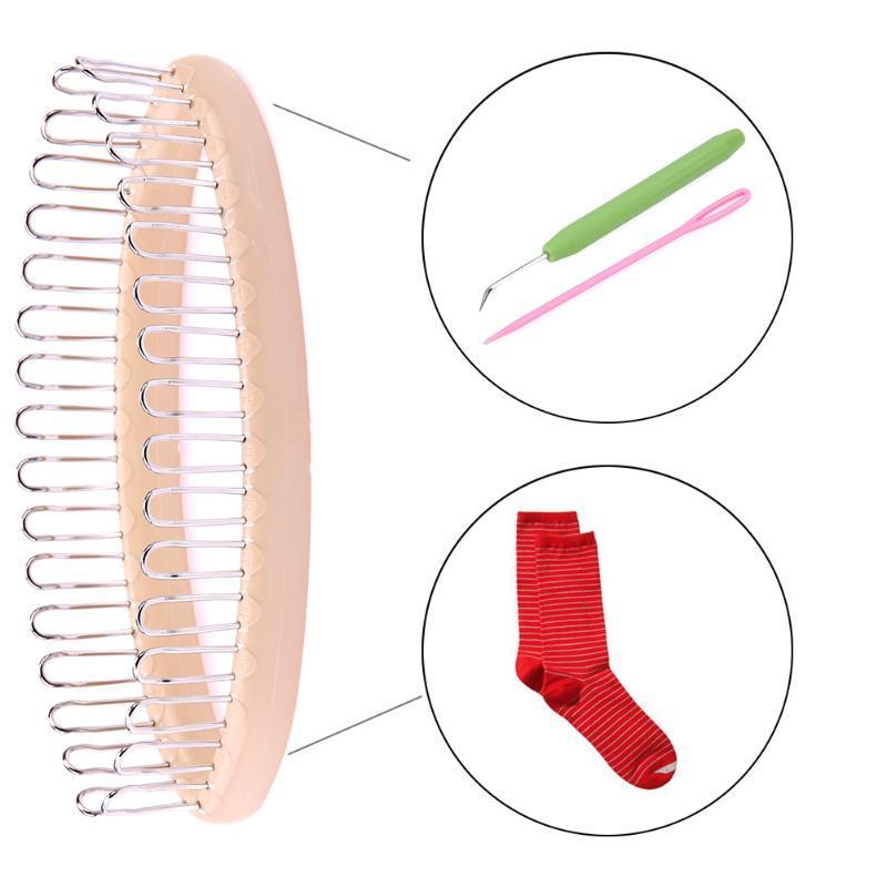 Buy Mommy DIY Craft Socks Knitting Loom Tool Leg Warmers Crochet Socks ...