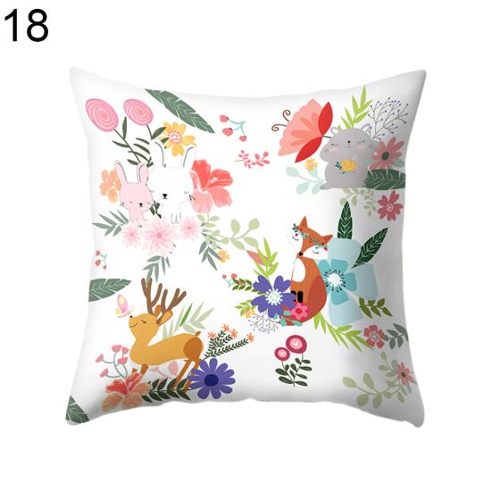 Buy Talos Animal Bird Deer Bear Throw Pillow Case Cushion Cover Sofa ...