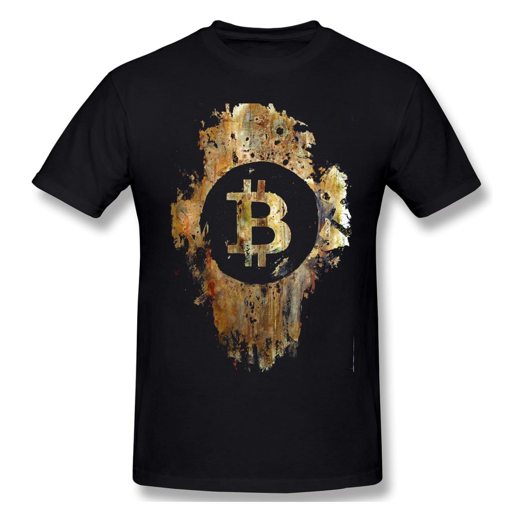 Men Clothing Bitcoin T-Shirt Originals Fashion Short Sleeve uygun ...
