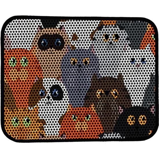 Buy Colorful Patterned Screened Cat Toilet Front Sand Mat Sand Soil ...