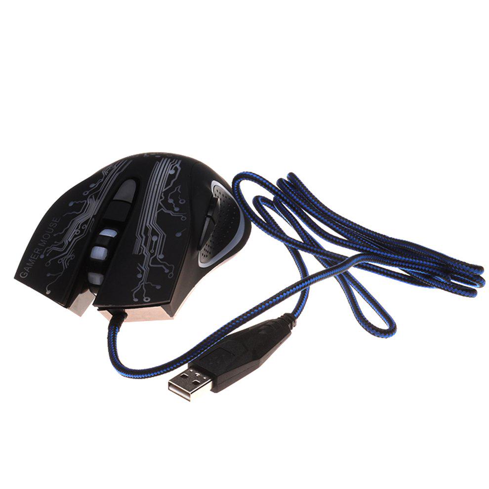 Mini Wired Gaming Mouse 7 Button 2500dpi LED Optical USB Computer Mouse ...