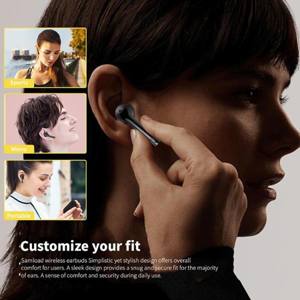 Buy J1 Bluetooth 5.0 True Wireless Binaural Stereo Sports Bluetooth ...