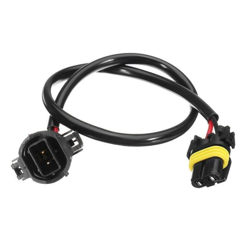 Buy 2Pcs H16 To HB4 HID Wire Harness Cable Ballast To Socket Plug HID ...