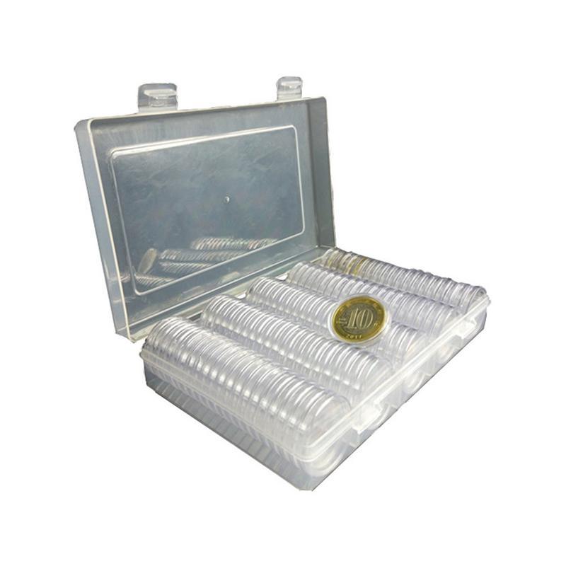Buy 27mm Coin Storage Box Commemorative Coin Collection Box Coin ...