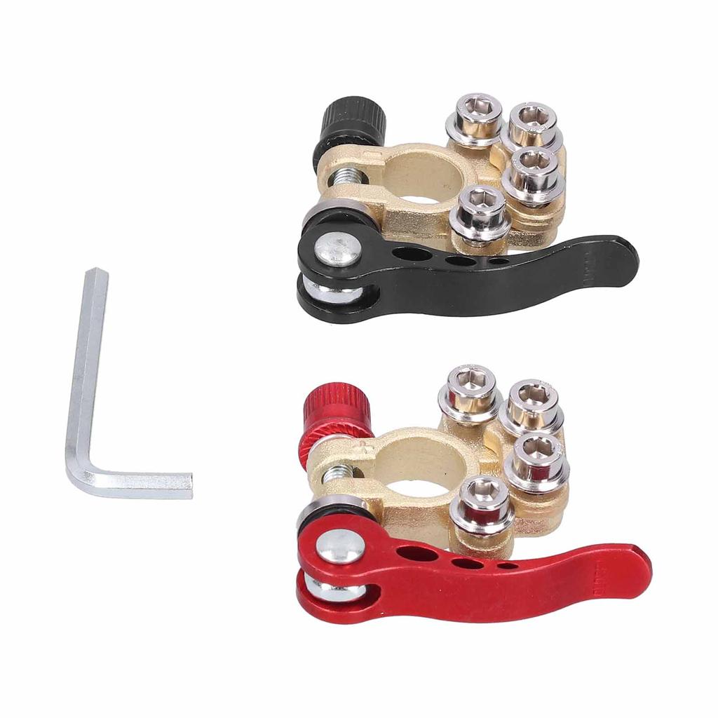 Buy Pair of Battery Terminal Clamp Toolless Quick Disconnect Shut-Off ...