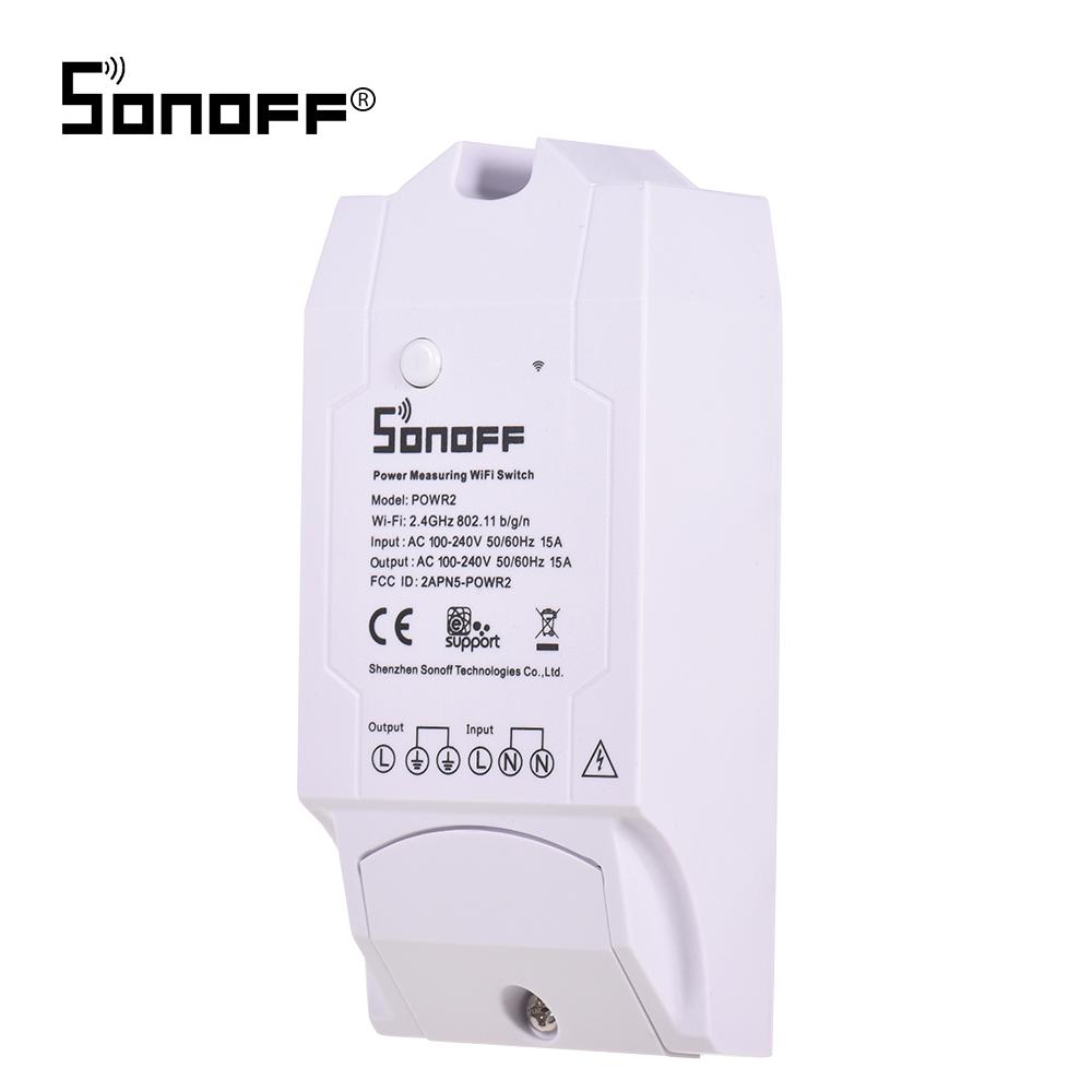 Buy Sonoff Pow R2 WiFi Wireless Smart Switch Smart Home Wifi Remote ...