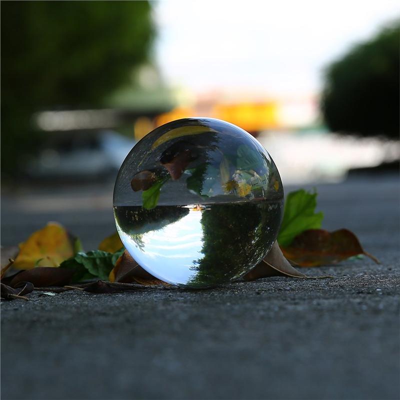 50mm/80mm/100mm Crystal Ball Quartz Glass Transparent Ball Spheres ...