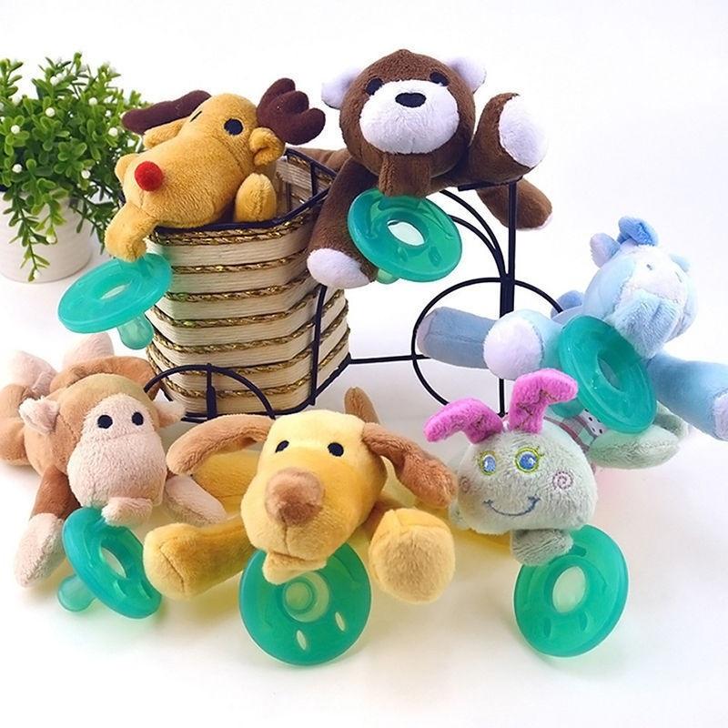 Toddler Infant Baby Soothie Boy Girl Kids Silicone Pacifiers Cuddly ...