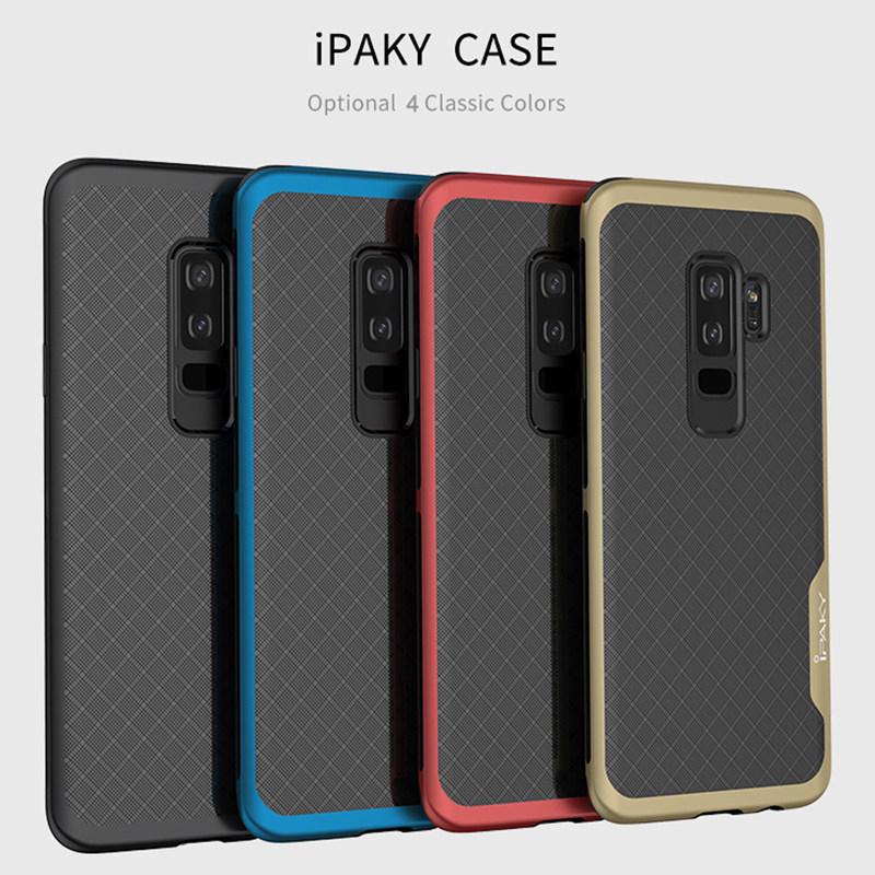 ipaky Mobile Phone Case For Samsung S9 Anti-Fall TPU PC 2 in 1 Anti ...