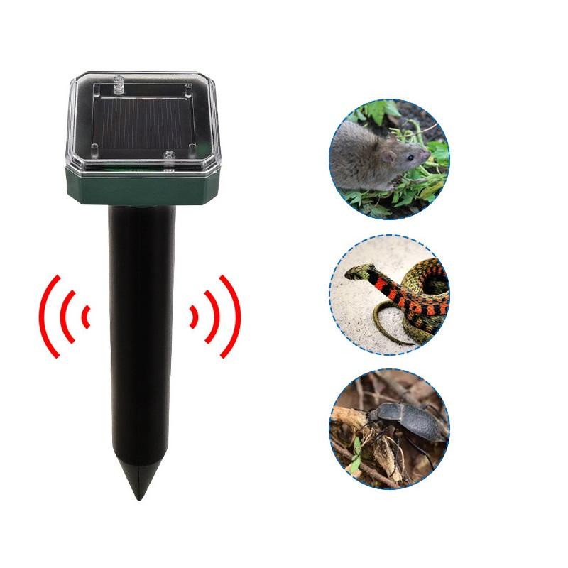 LED Solar Ultrasonic Square Ground Rodent Repellent Farm Solar Snake Repellent uygun fiyatlı ...