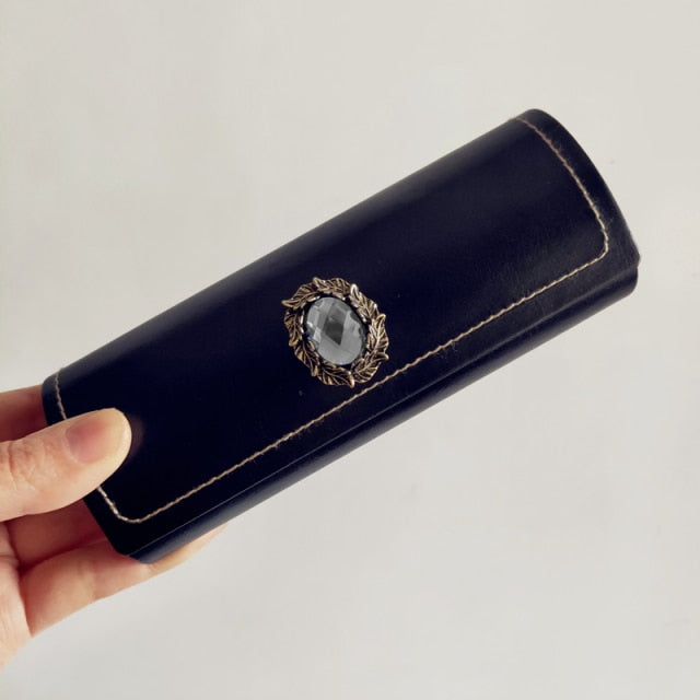 Buy Women Men Symbol Strong Glasses Cases Black Fashion Eyewear Storage ...