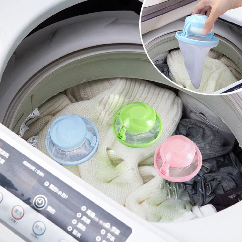 Laundry Filter Bag Home Floating Lint Hair Catcher Mesh Pouch Washing ...