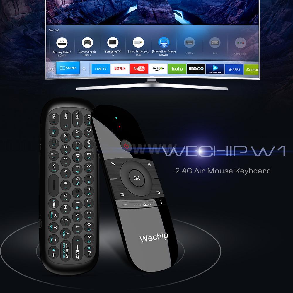 Buy Wechip W1 2.4G Air Mouse Wireless Keyboard Remote Control Infrared ...
