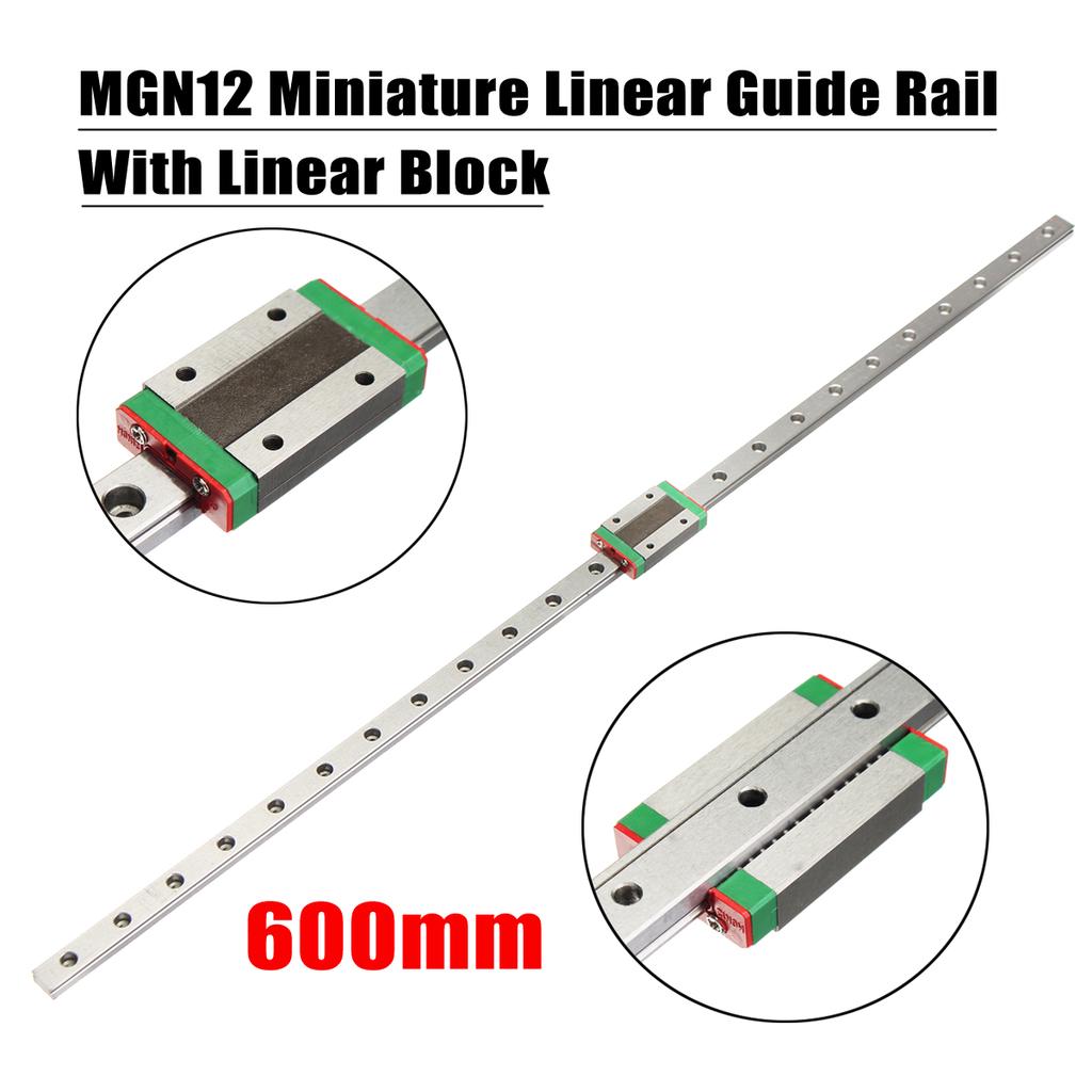 600 mm Linear Guide Rail MGN12H 600 mm Linear Guide Rails Linear Guide ...