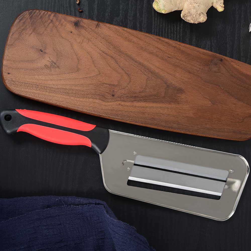 Vegetable Slicer Double 2 Slice Blade Slicing Knife Fish Scale Cleaner ...