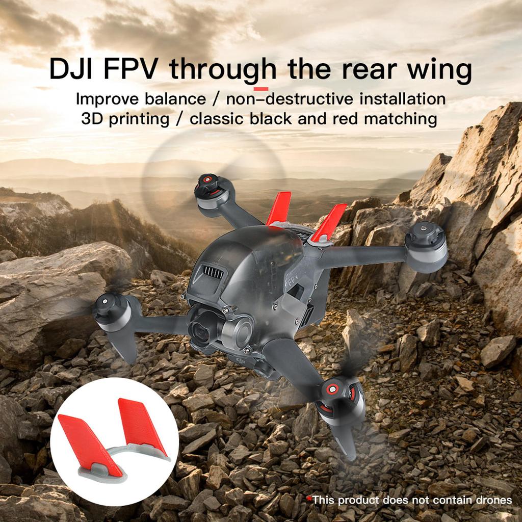 Buy [CS] 3D Printing Left Right Tail Blade Bottom For DJI FPV Combo 4K ...