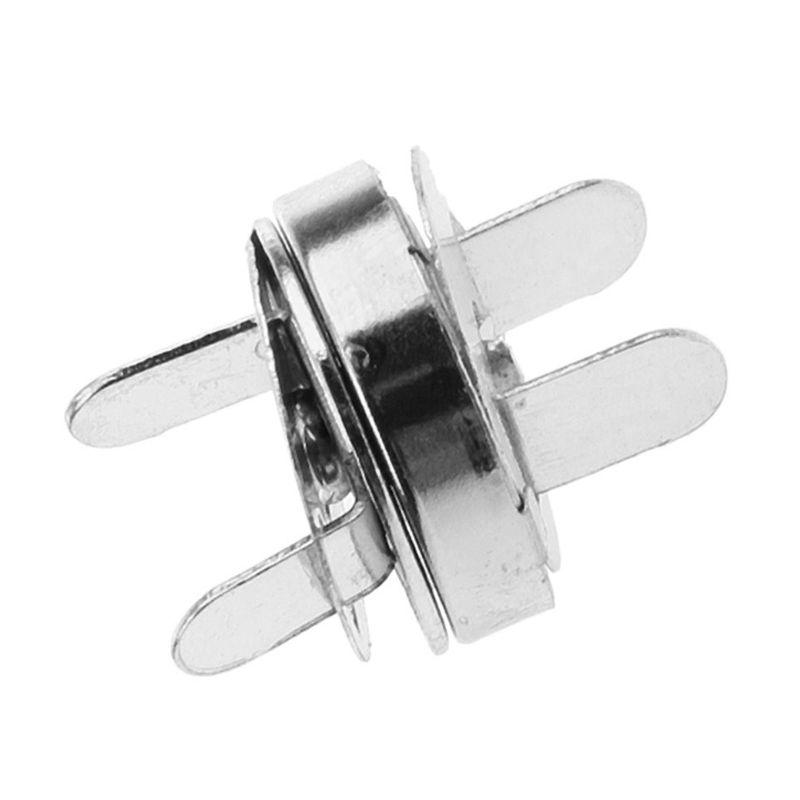 Buy 50 * 18mm Silver Magnetic Snap Fastener Clasp - Press Stud Closure ...