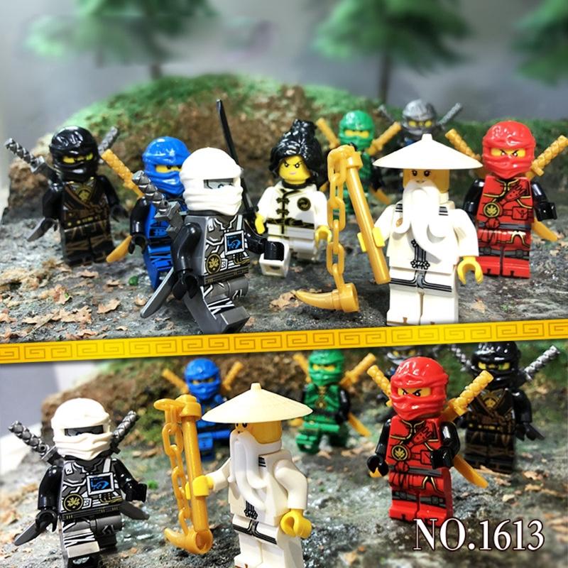 Buy 38 Styles Ninja MiniFigures Building Block Dolls Ninja with Weapon ...