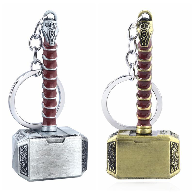 Buy 2021 Brand New Thor'S Hammer Metal Keychain Men Women Car Key Ring ...