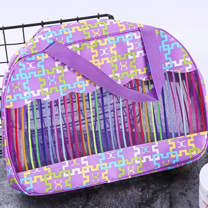 Buy Waterproof Thicken Convenient Bath Women's Storage Half Net PVC ...