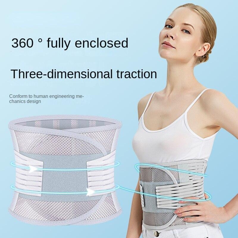 Buy Belt Waist Waist Back Protector Breathable Mesh Steel Plate Support ...