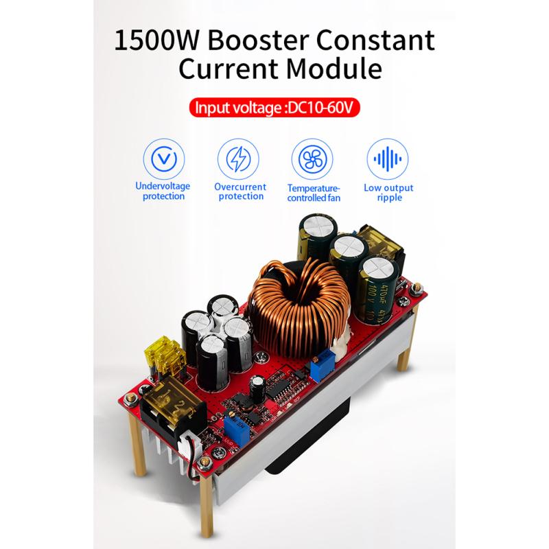Cheap 1500W DC-DC Voltage Step Up Boost Module 30A Adjustable Constant ...
