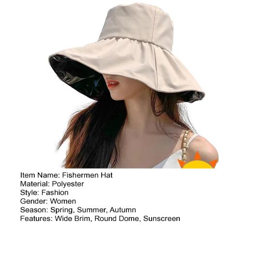 Kaufe Sun Hat Fashion Protection Anti-pilling Summer Flexible Wide Brim ...