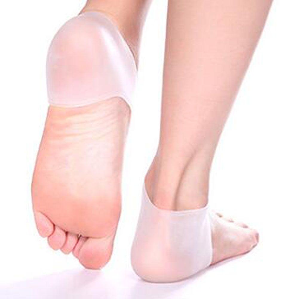 Buy 1 Pair Unisex Silicone Gel Heel Protector Plantar Fasciitis Pain ...