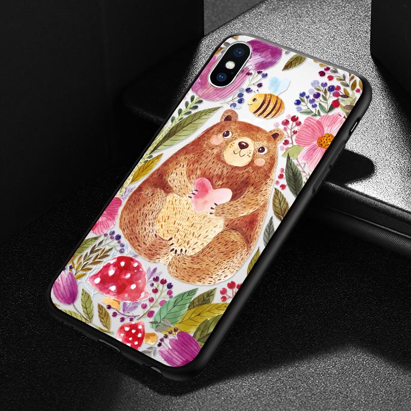 Buy Warmhearted Spring Flowers Bee Baby Beer Pattern Phone Case Cover ...