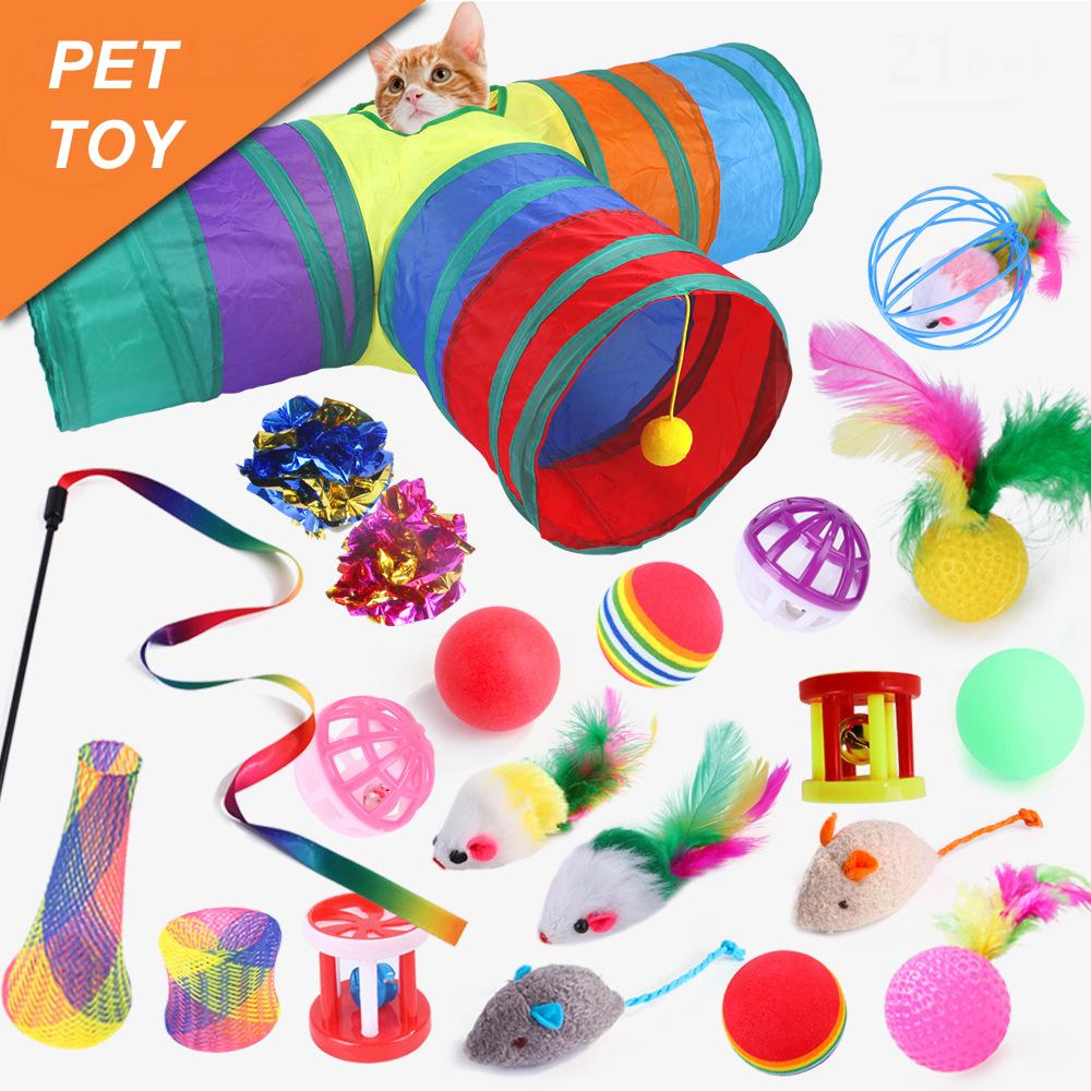 Buy Pet Cat Toy Set Cat Channel Amusing Pet Supplies Various ...