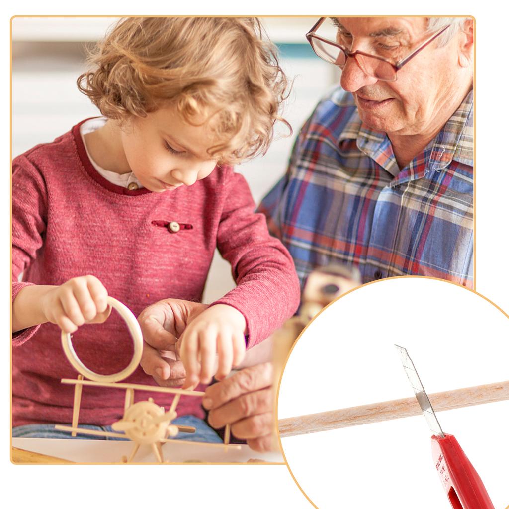 Satın alın 150 Pieces Model Airplane Wood Stick DIY Craft Making Sticks ...