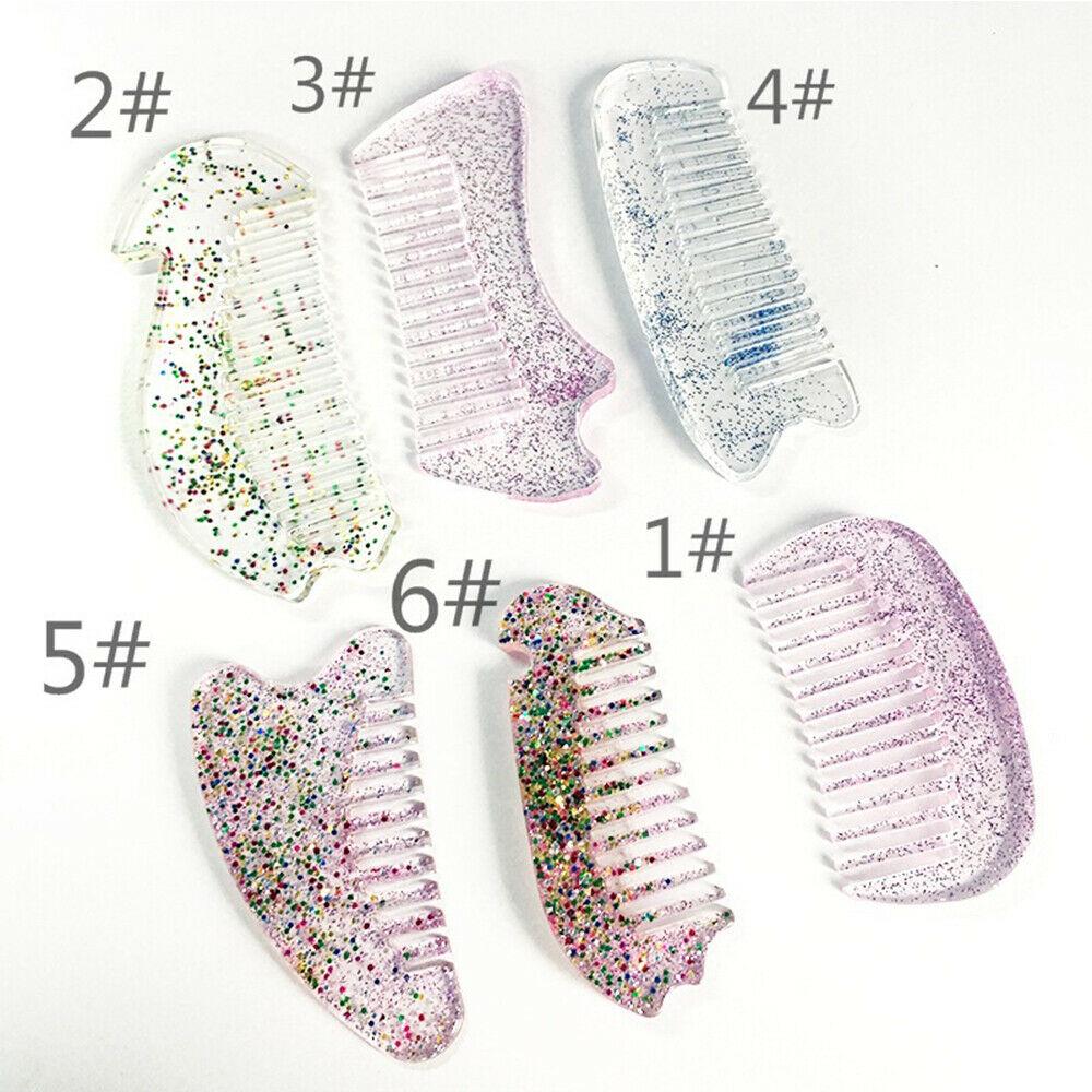 6PCS Comb Silicone Molds, Key Ring Mold For Resin Epoxy, Combs Making ...