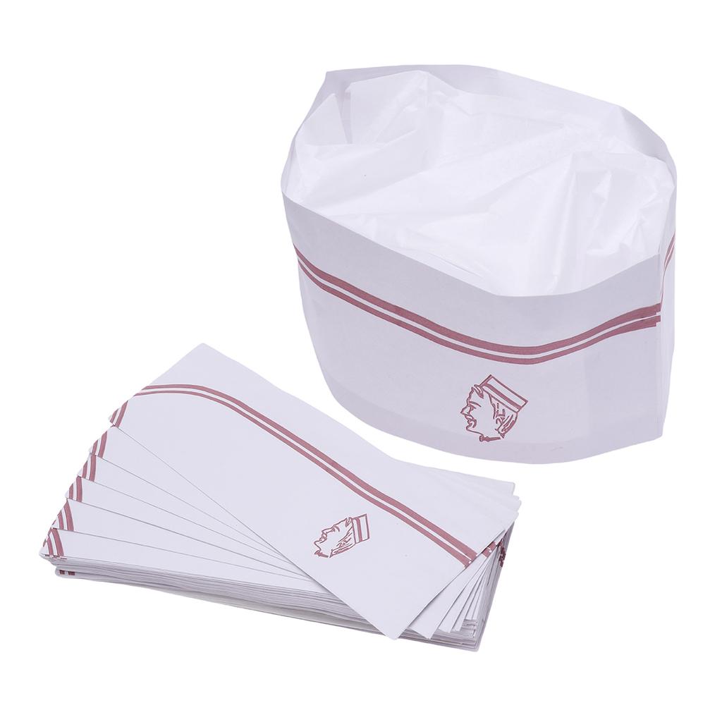 Buy 50pcs Chef Hats Simple Head Cap Kitchen Accessories Chef Cap ...