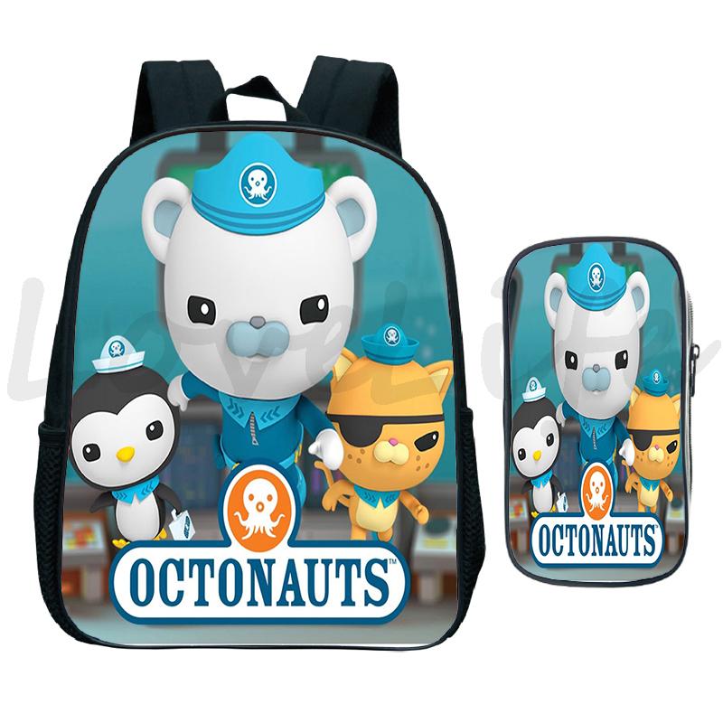 Kaufe 2Pcs/Sets The Octonauts Backpack Toddler Kindergarten Bags Kids ...