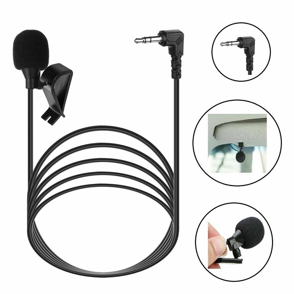 Buy External Microphone Microphone 3.5mm Jack Stereo For Car Radio Cell Phone Laptop at ...
