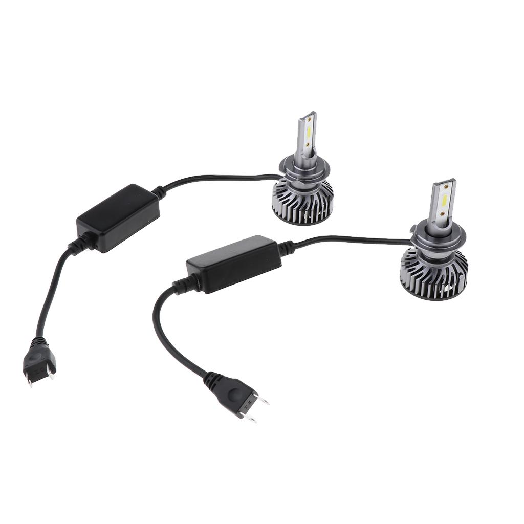 8000LM H7 30W 6500K LED Xenon White Headlight Bulbs High/Low Beam ...