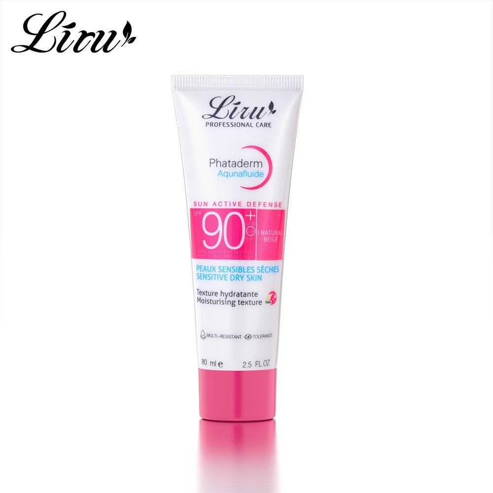 Liru 90+ protector solar facial y corporal, crema solar blanqueadora ...