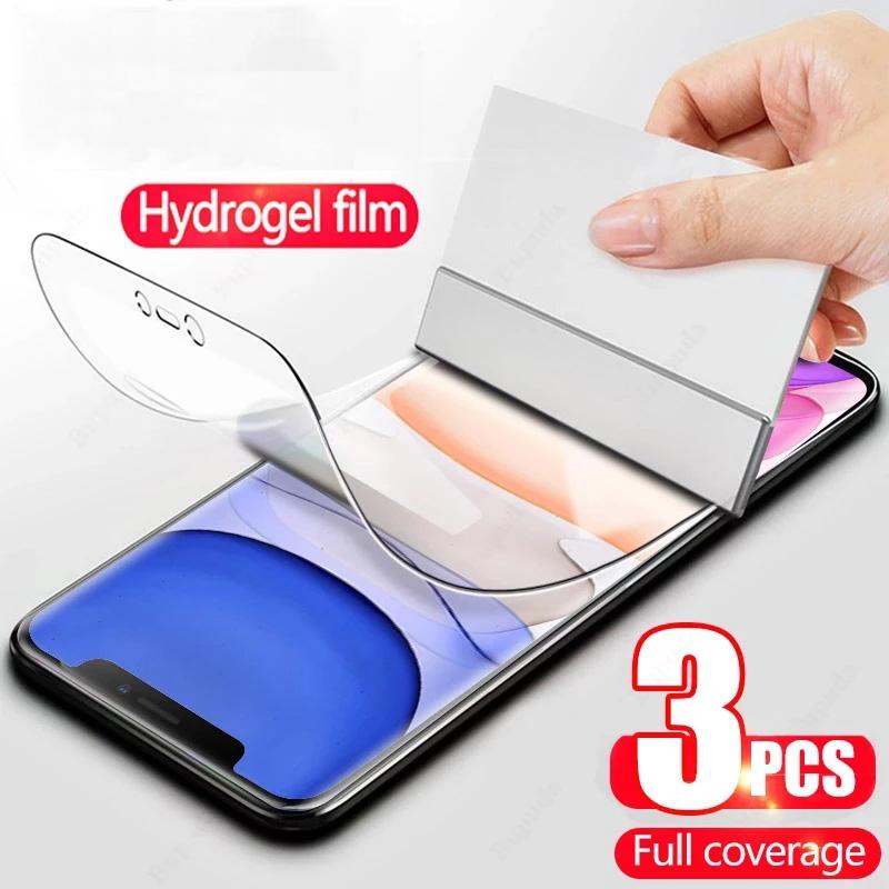 3Pcs Full Cover Hydrogel Film Screen Protector para iPhone12 Mini ...