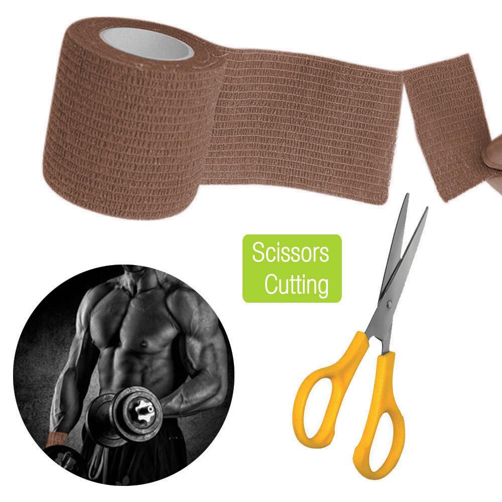 Buy Retractable Self Adhesive Medical Elastic Bandage Injury Muscle ...
