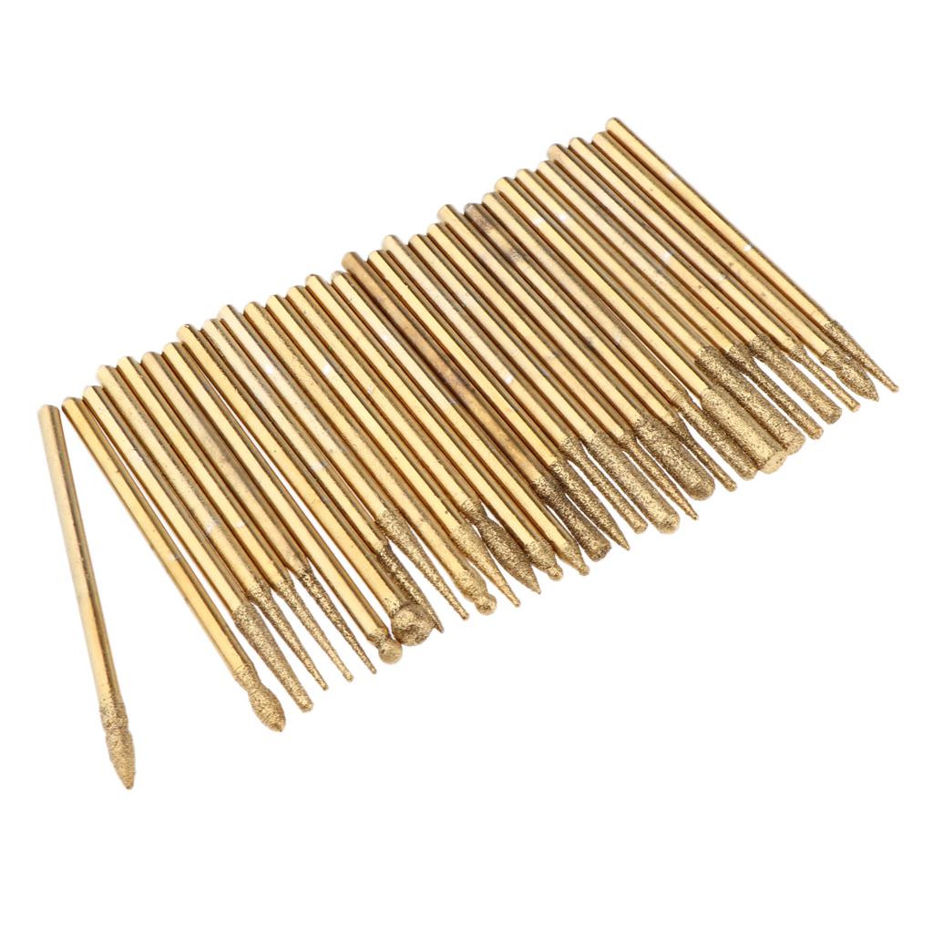 30Pcs Stainless Steel Nail Drill Bits Set 3/32inch with Storage Case ...