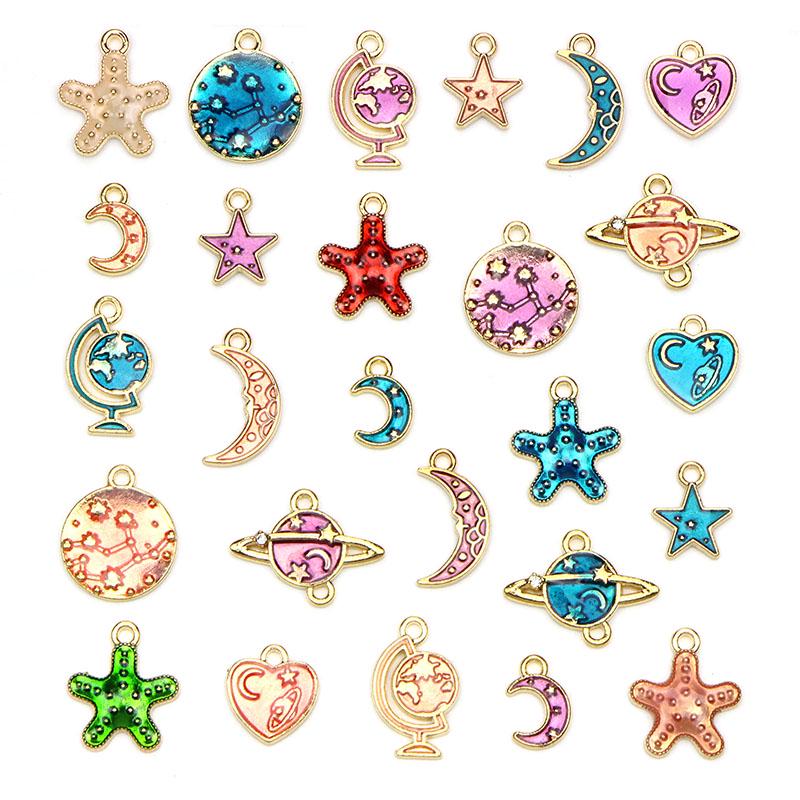 Kjøp 26 Pack Starry Pendant Hair Accessories Bracelet Necklace ...