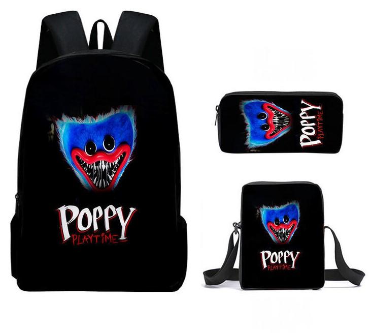 Cheap 3D new school backpack Poppy Playtime Huggy Wuggy set consisting ...